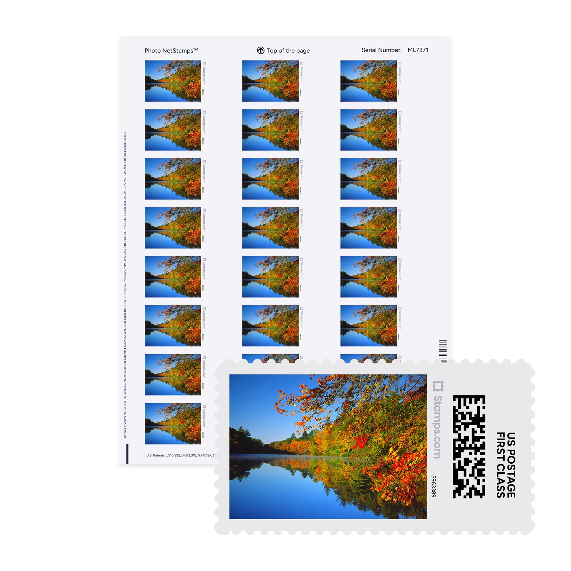 Fall River NetStamps 1200 ct - Blank Postage Labels - Stamps.com - NOT ...
