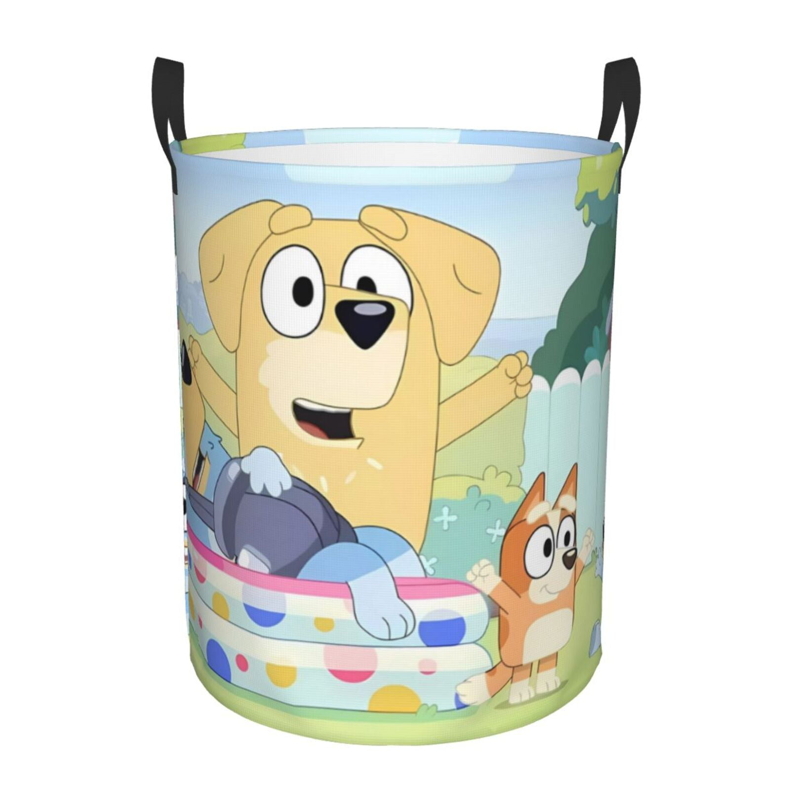 Netaao Bluey for Circular Hamper Modern Laundry Basket with Handles ...