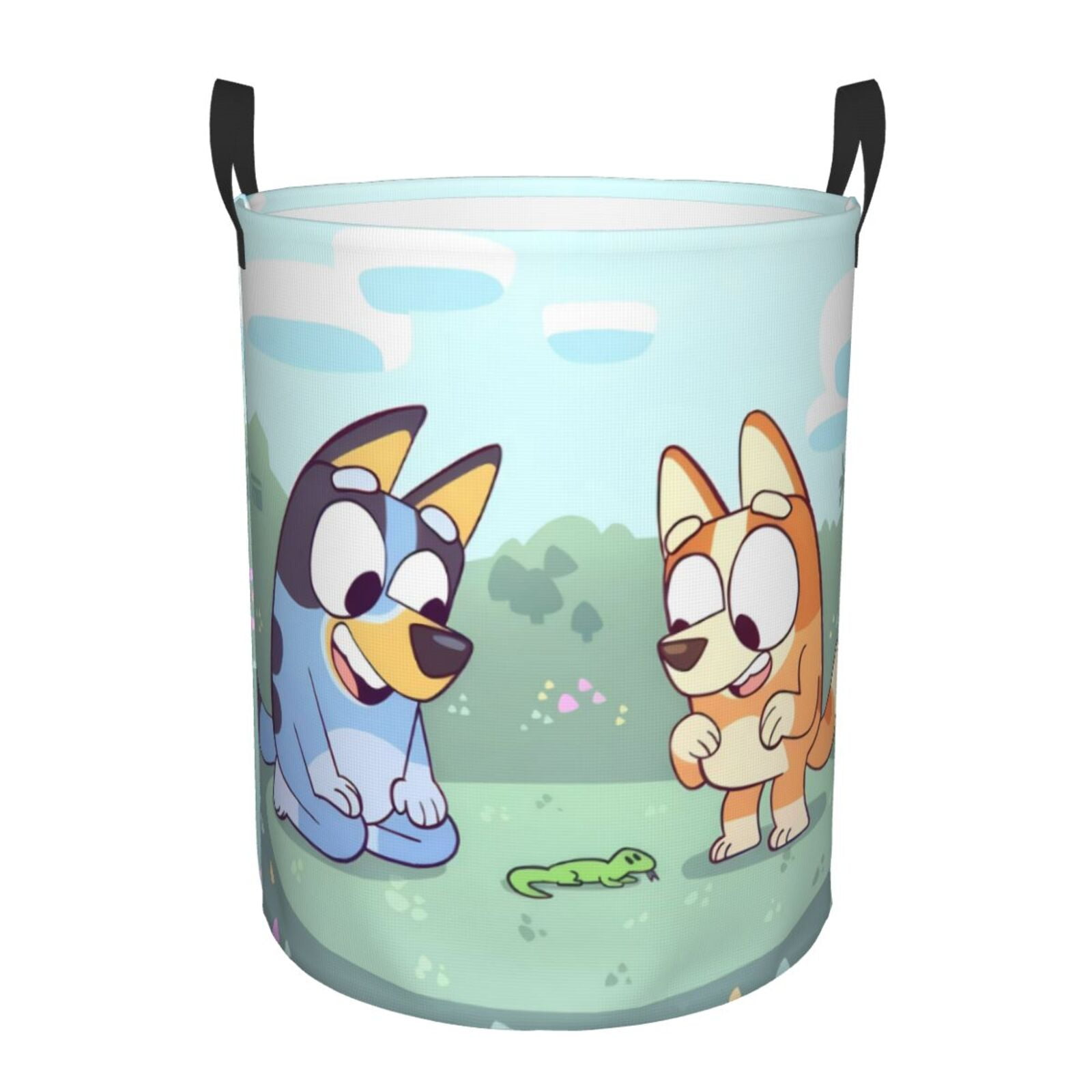 Netaao Bluey for Circular Hamper Modern Laundry Basket with Handles ...