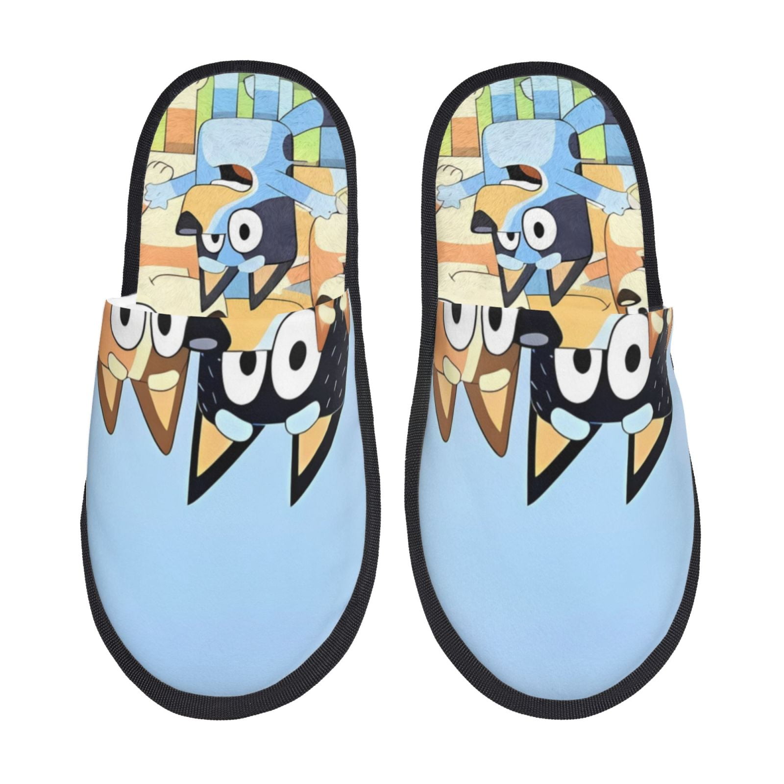 Netaao Bluey for Furry Slippers for Women and Men Warm Indoor House ...