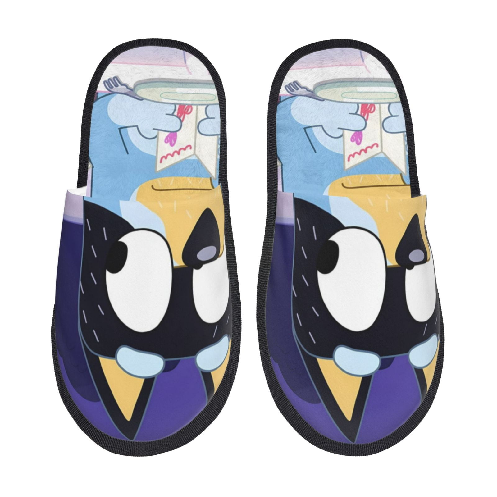 Netaao Bluey for Furry Slippers for Women and Men Warm Indoor House ...