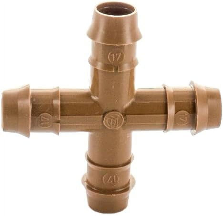 Netafim 17mm Techline Insert Cross - Drip Irrigation Barbed Cross ...