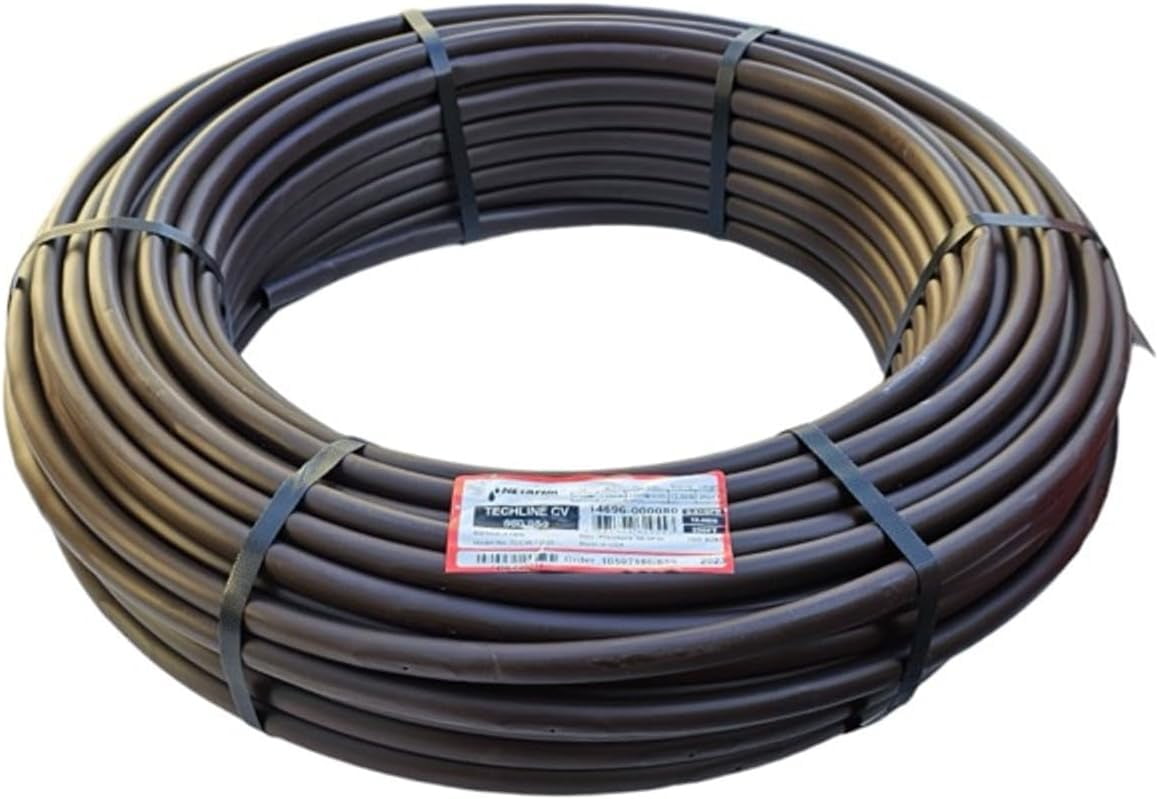 Netafim Techline CV 17mm Emitter Tubing, 12" Spacing, 0.6 GPH | TLCV6 ...
