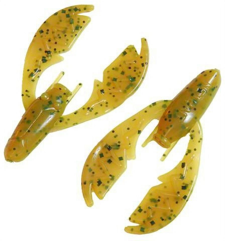 Netbait Fishing Lure N36229 Paca Chunk 3" Chartreuse Pumpkin 6 Per Pack ...