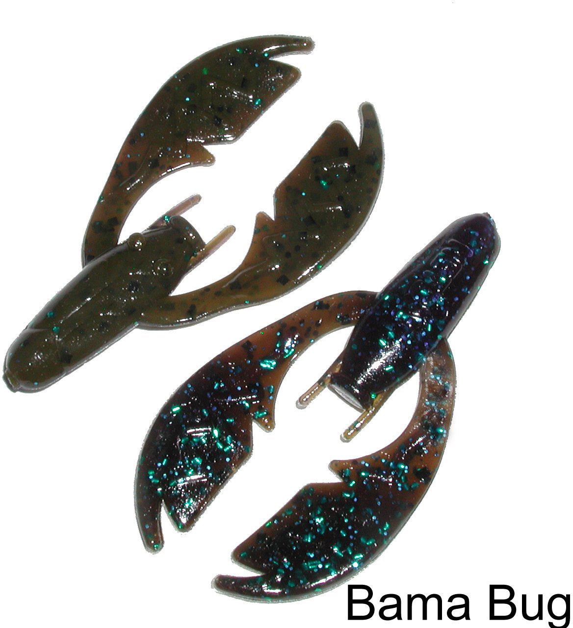 Netbait Lures N36010 Paca Chunk Bama Bug 6 Pack - Fishing - Walmart.com