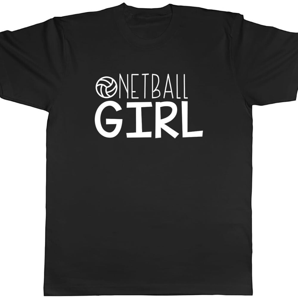 Netball Girl Mens Unisex T-Shirt Tee - Walmart.com