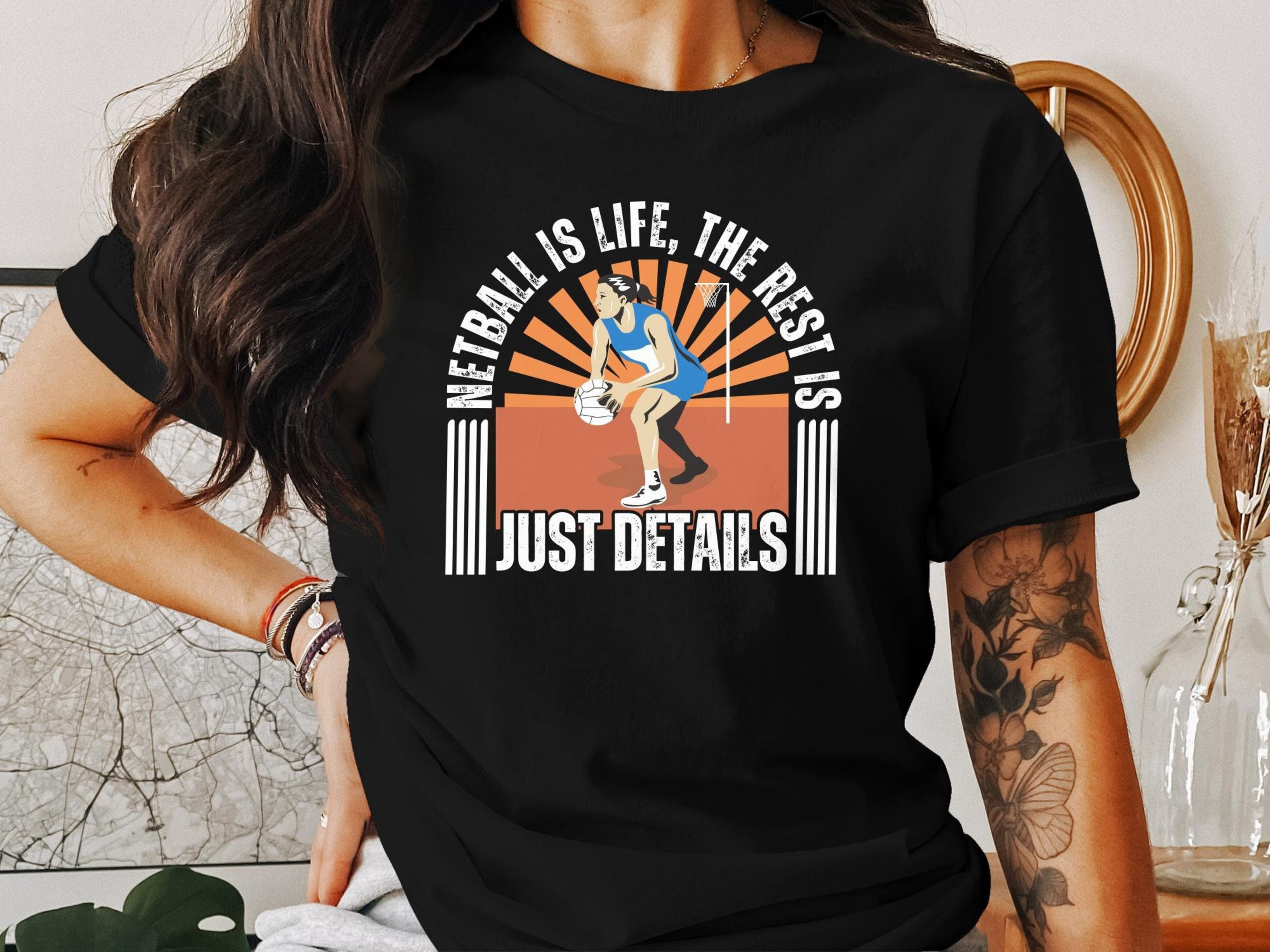 Netball T-Shirt, Netball Shirt, Netball Tee, Netball Fan Top, Netball ...