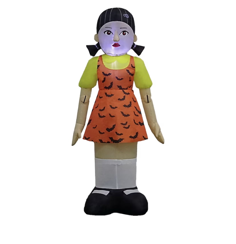 Netflix 3.5-ft LED Squid Games Young-Hee Doll Inflatable - Walmart.com