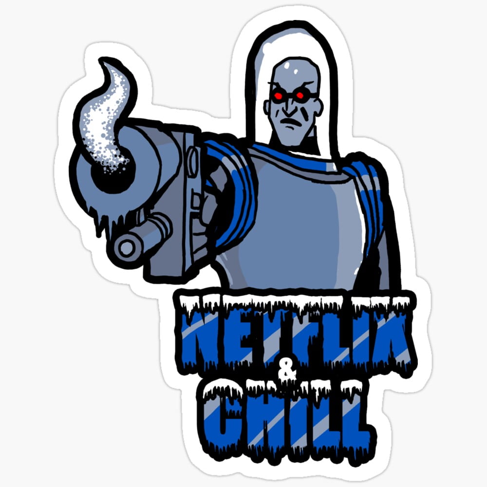 Netflix And Freeze Sticker Phone Decal Water Bottle Stickers Car Decals ...