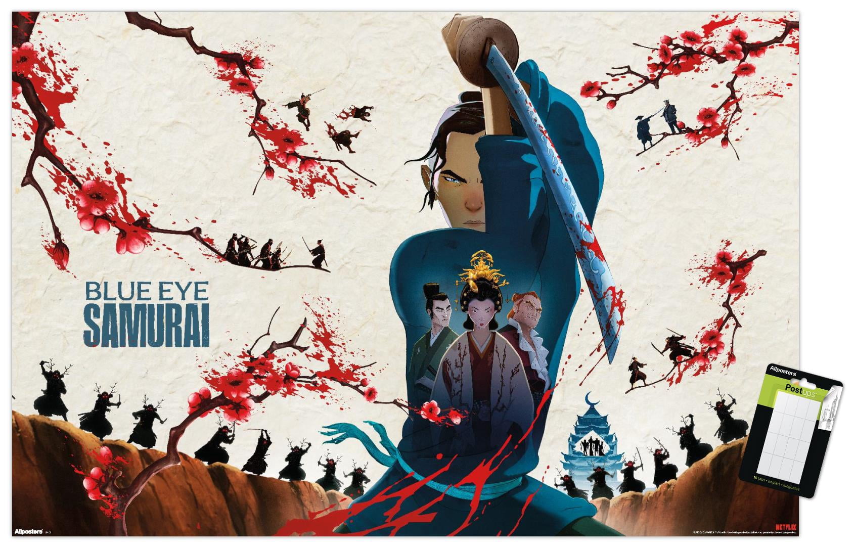 Netflix Blue Eye Samurai (2023) - One Sheet Wall Poster, 22.375" x 34 ...
