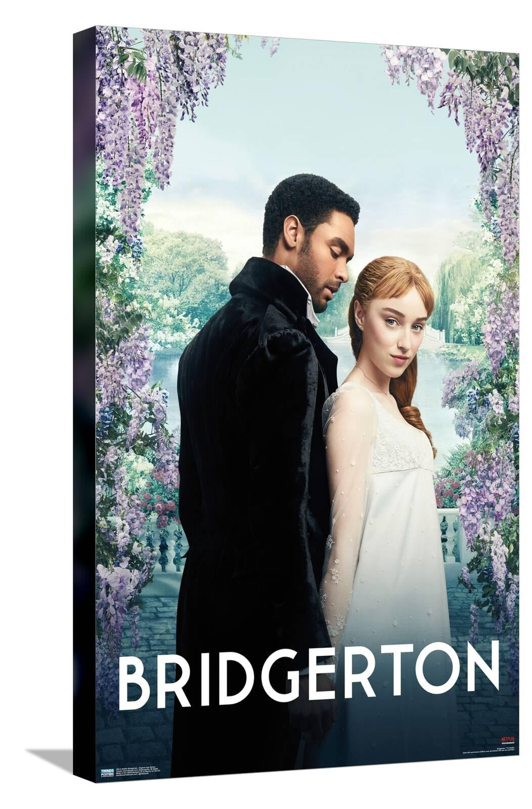 Netflix Bridgerton - Daphne and Simon Canvas Wall Poster, 14.725" x 22. ...