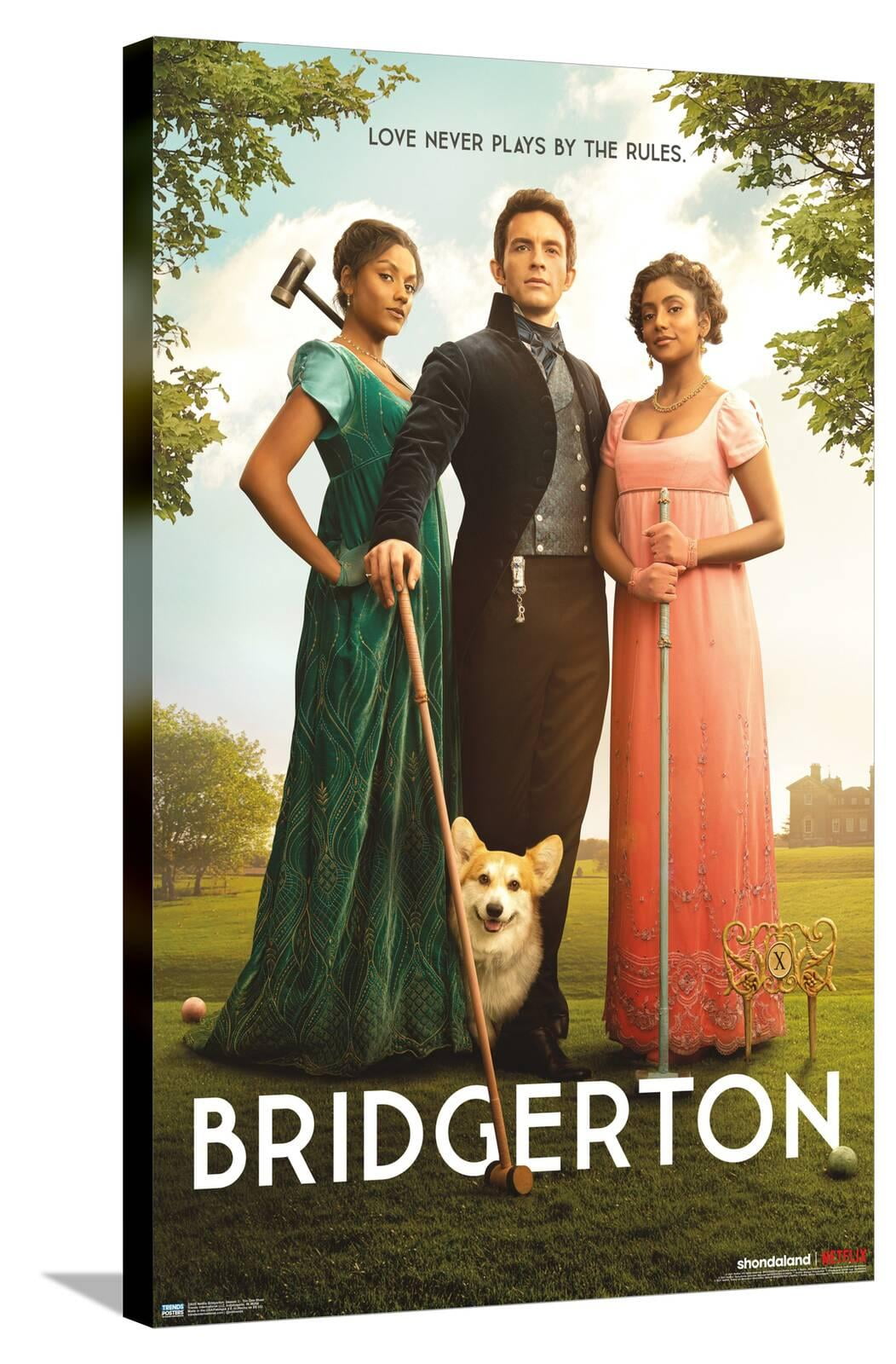 Netflix Bridgerton: Season 2 - Trio One Sheet Canvas Wall Poster, 22. ...