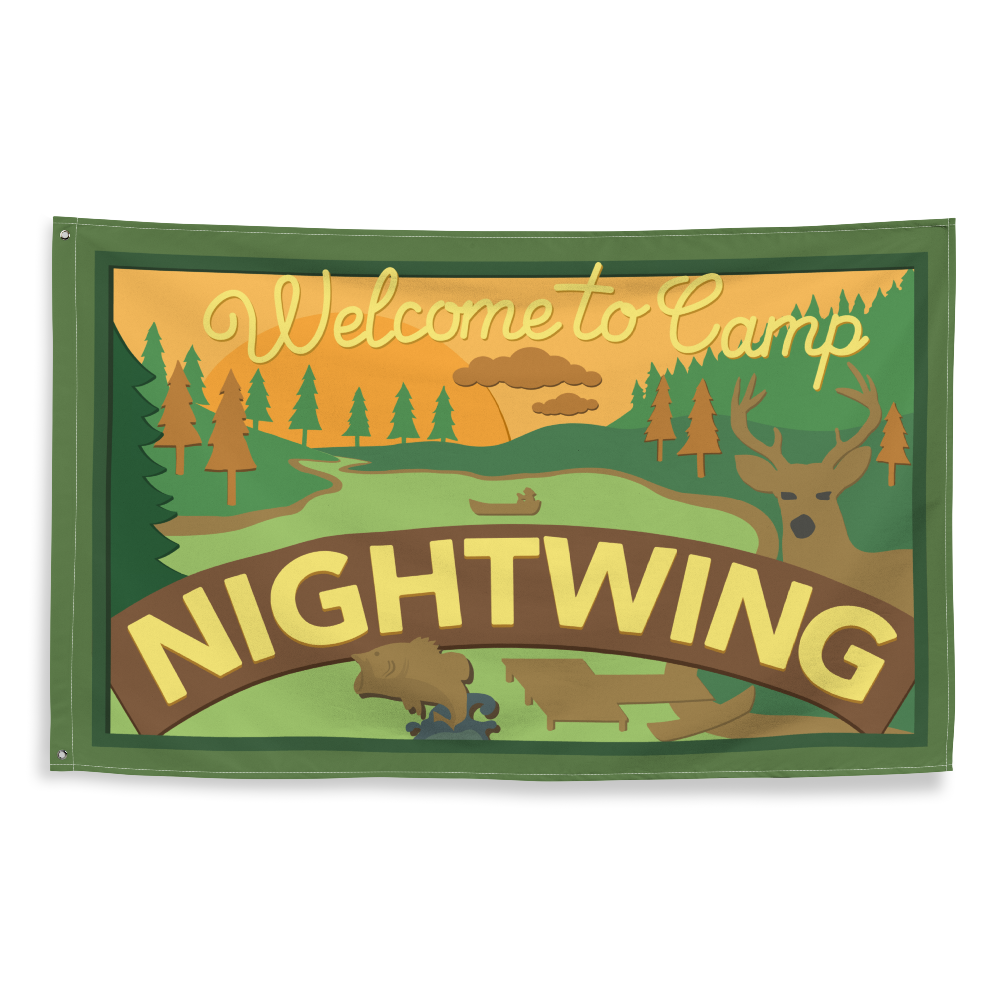 Netflix Fear Street Camp Nightwing Collectible 55.5 in x 35 in Tapestry ...