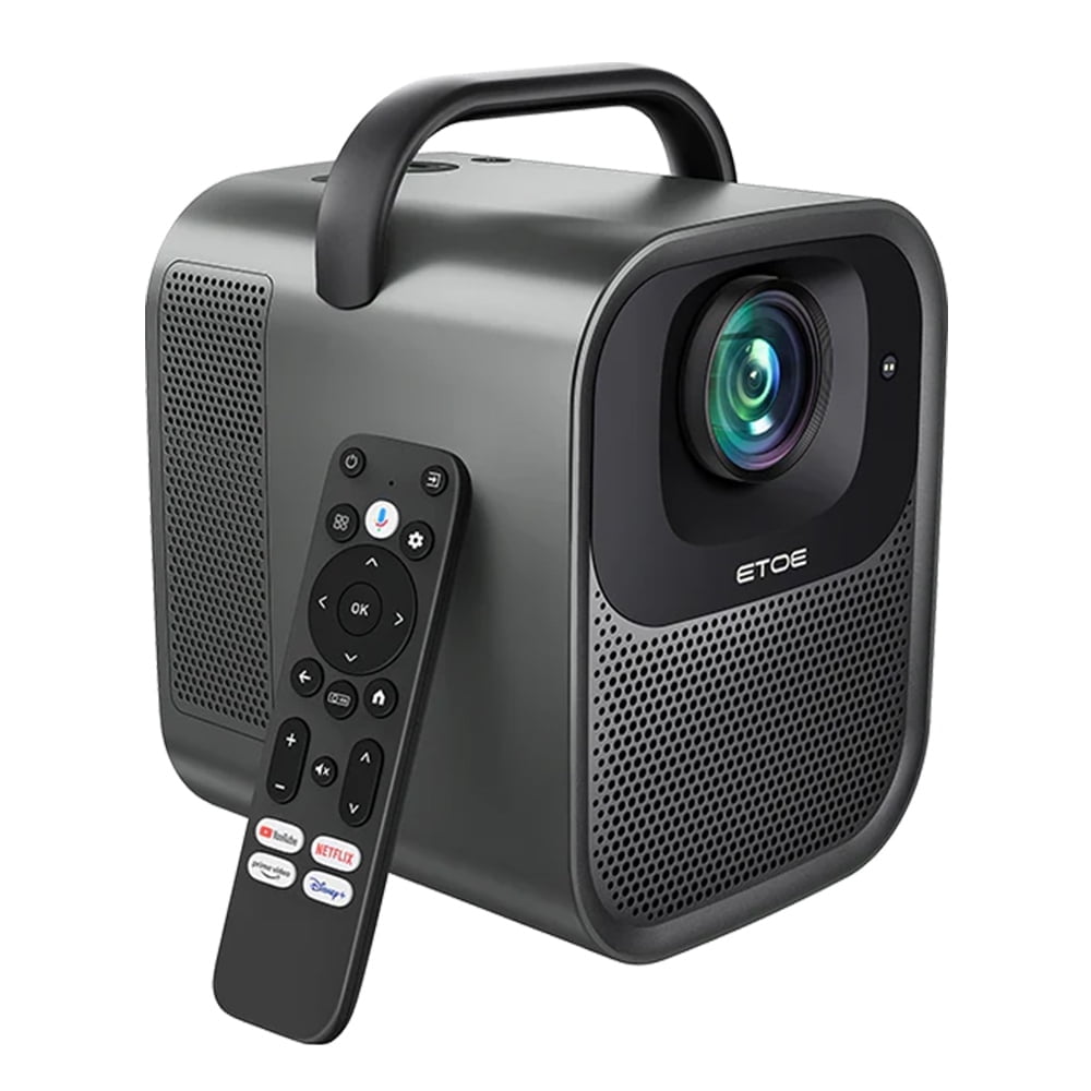 [Netflix & Google TV Certified] ETOE Seal Pro 1000 ANSI LCD Projector ...