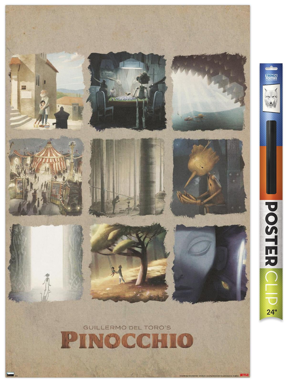 Netflix Guillermo Del Toro's Pinocchio - Grid Wall Poster, 22.375" x 34 ...