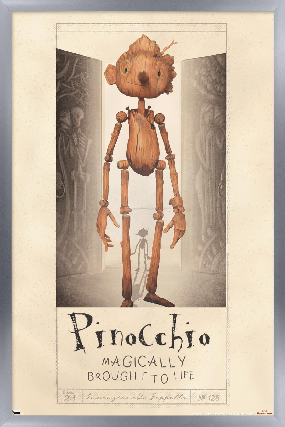 Netflix Guillermo Del Toro's Pinocchio - Pinocchio Wall Poster, 14.725 ...