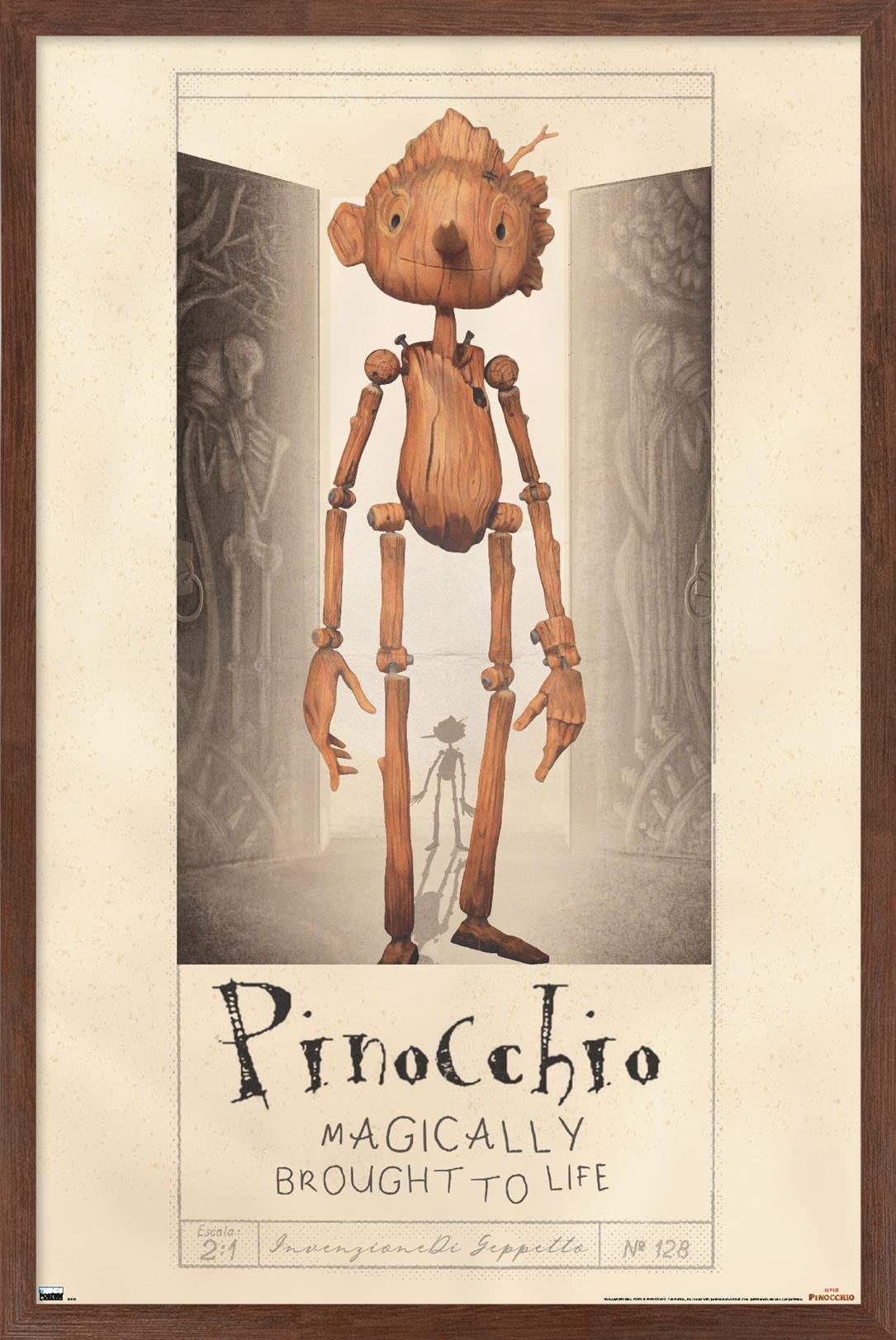 Netflix Guillermo Del Toro's Pinocchio - Pinocchio Wall Poster, 22.375 ...
