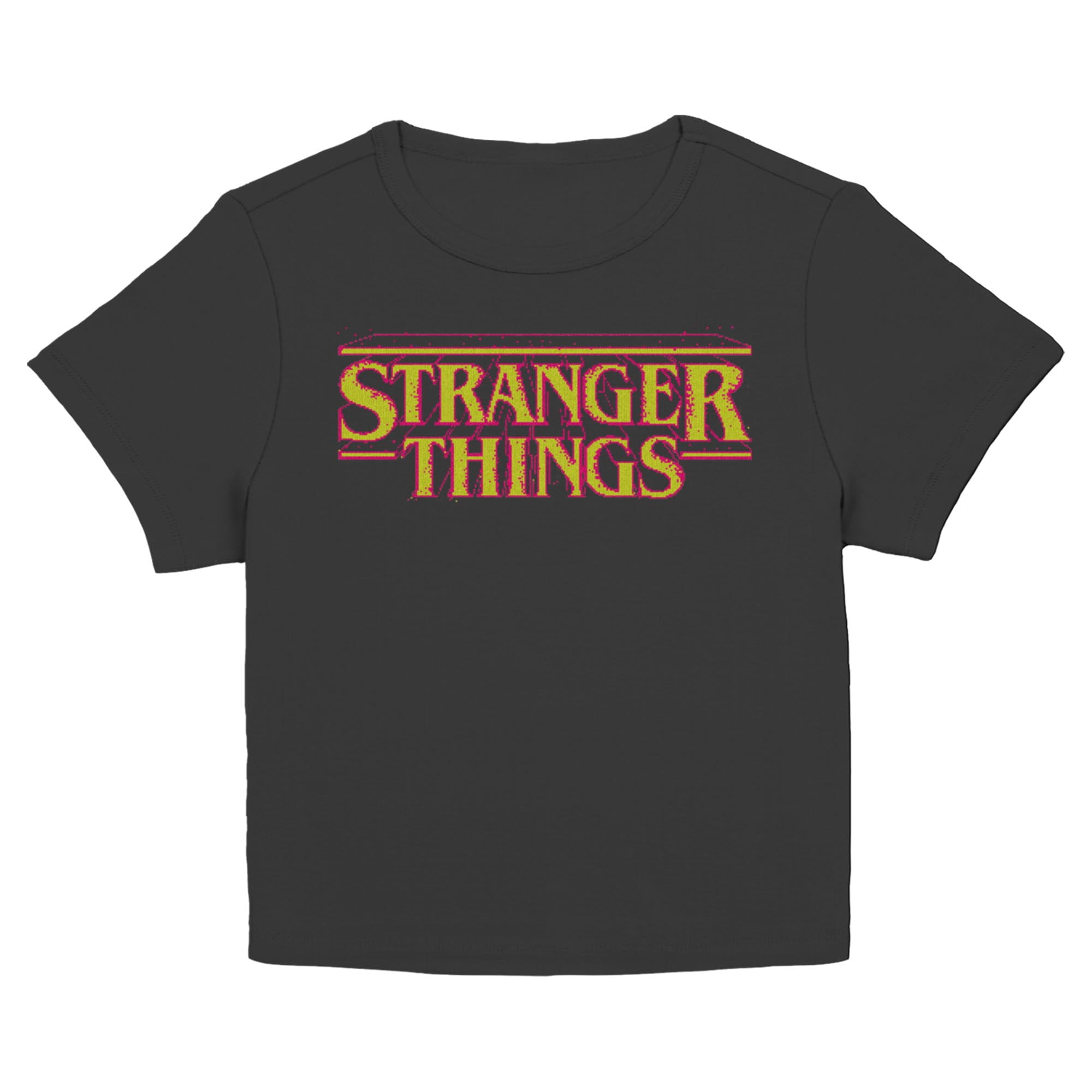 Netflix Junior's Stranger Things 8 Bits Pixel Retro Classic Logo Print ...