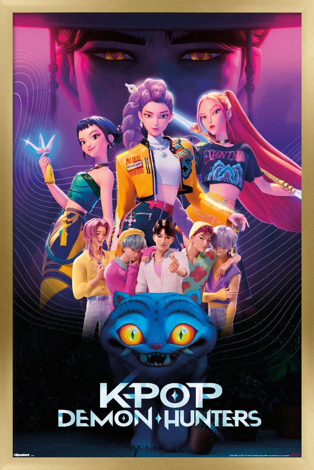 Netflix KPop Demon Hunters (2025) - Group Wall Poster, 22.375" x 34 ...