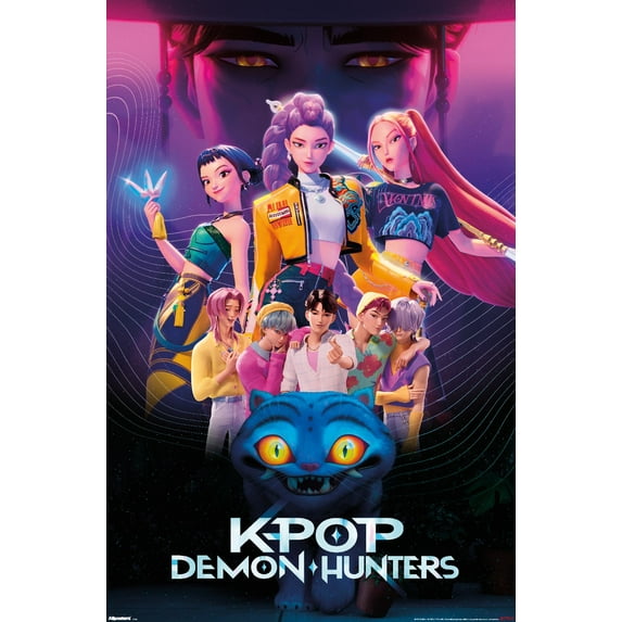 Netflix KPop Demon Hunters (2025) - Group Wall Poster, 22.375" x 34 ...