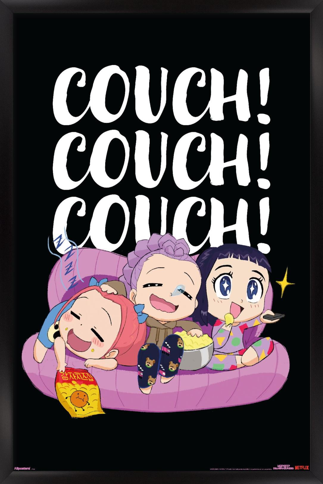 Netflix KPop Demon Hunters (2025) - Huntrix Chibi Couch Wall Poster, 14 ...