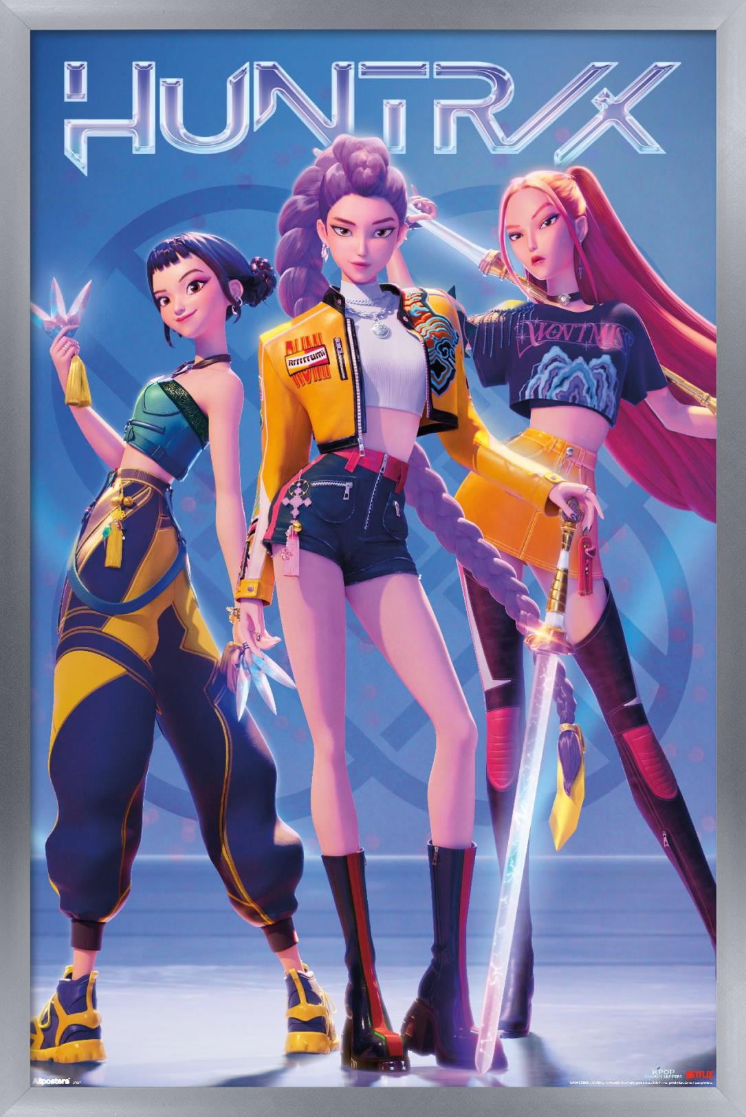 Netflix KPop Demon Hunters (2025) - Huntrix Hero Group Wall Poster, 14. ...