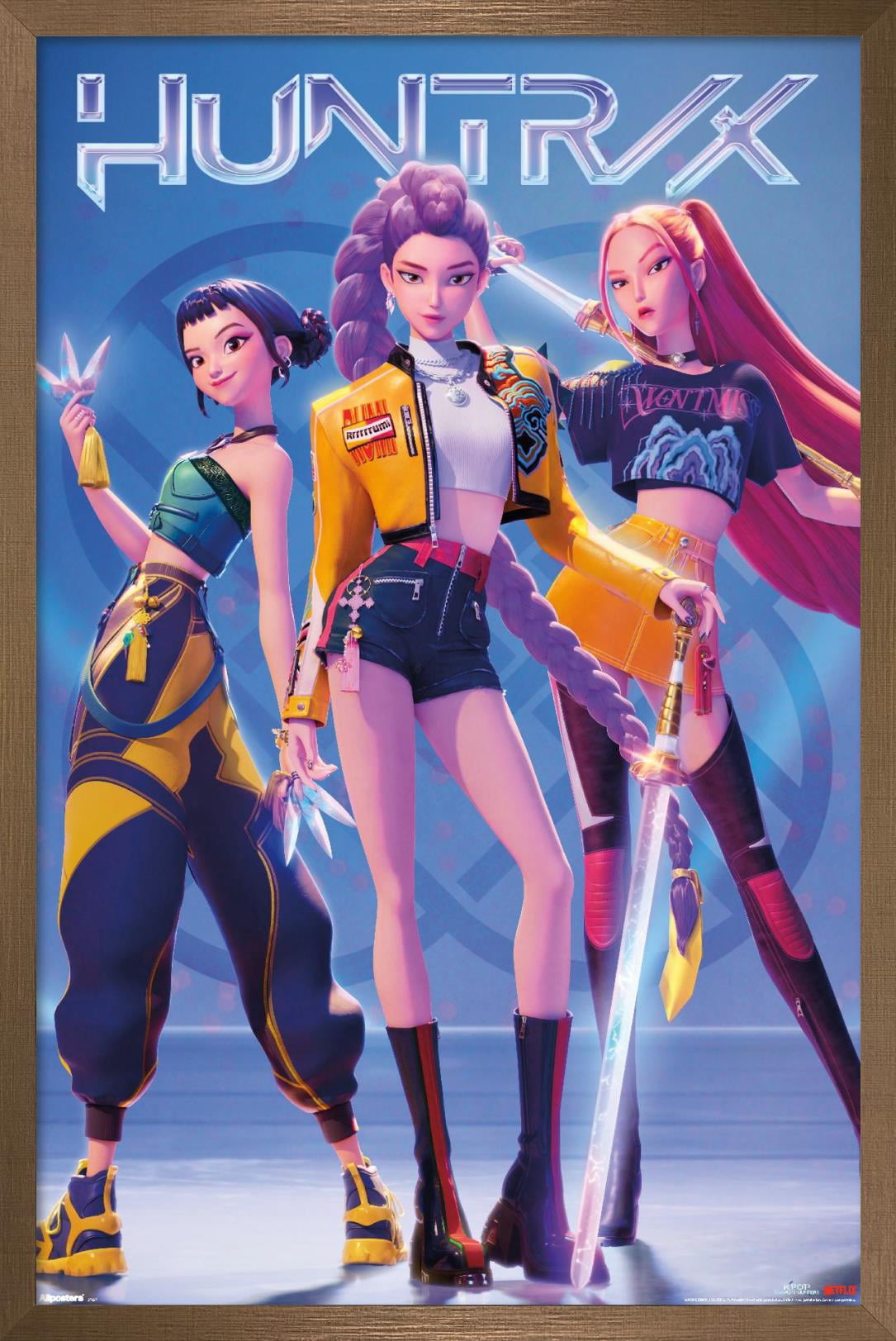 Netflix KPop Demon Hunters (2025) - Huntrix Hero Group Wall Poster, 14. ...