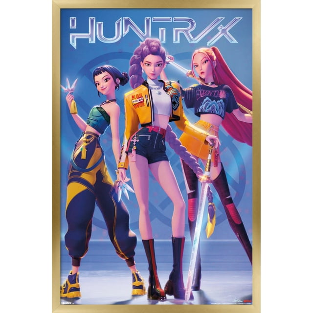 Netflix KPop Demon Hunters (2025) - Huntrix Hero Group Wall Poster, 22. ...