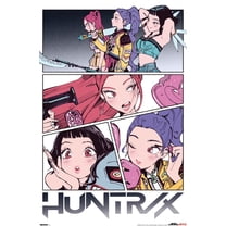 Netflix KPop Demon Hunters (2025) - Huntrix Golden Wall Poster, 14.725 ...