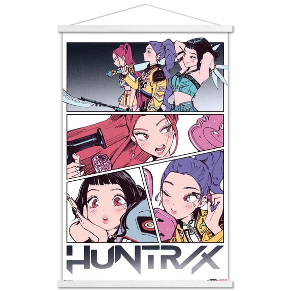 Netflix KPop Demon Hunters (2025) - Huntrix Manga Panels Wall Poster ...