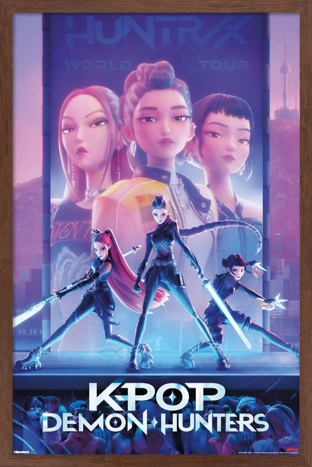 Netflix KPop Demon Hunters (2025) - One Sheet Wall Poster, 22.375" x 34 ...