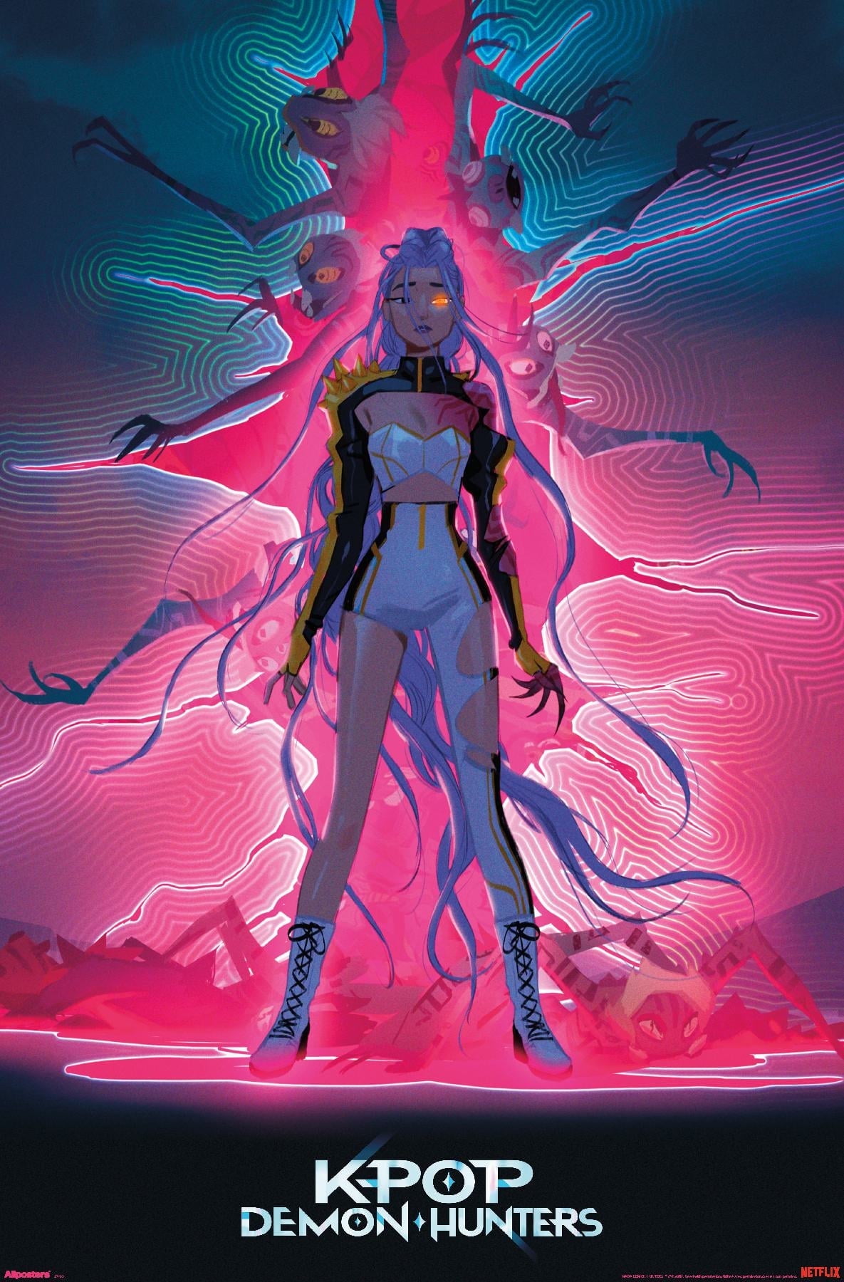 Netflix KPop Demon Hunters (2025) - Rumi Dimensional Rip Wall Poster ...