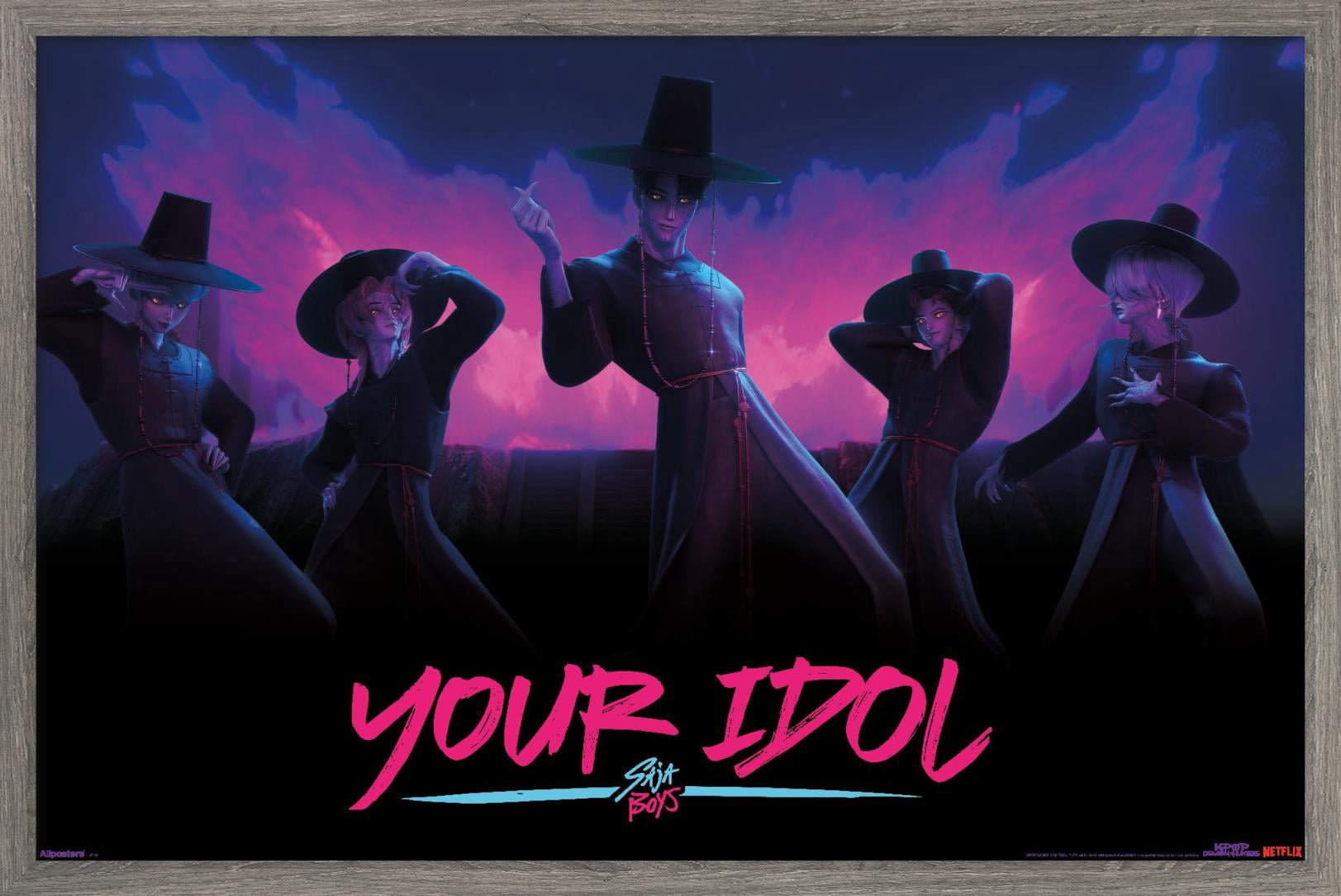 Netflix KPop Demon Hunters (2025) - Saja Boys Demon Dance Wall Poster ...