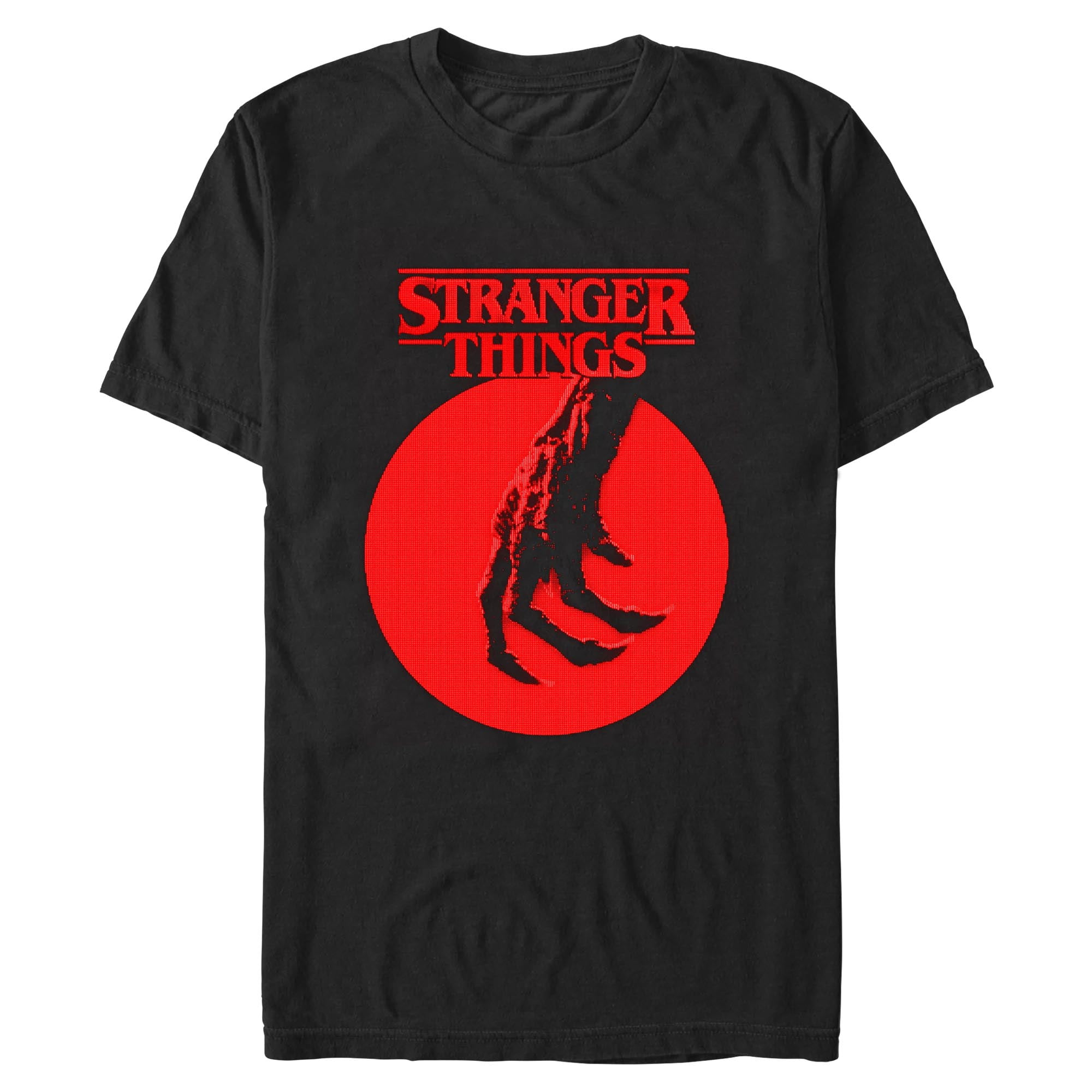 Netflix Men's Stranger Things Vecna Red Badge Hand T Shirt - Walmart.com