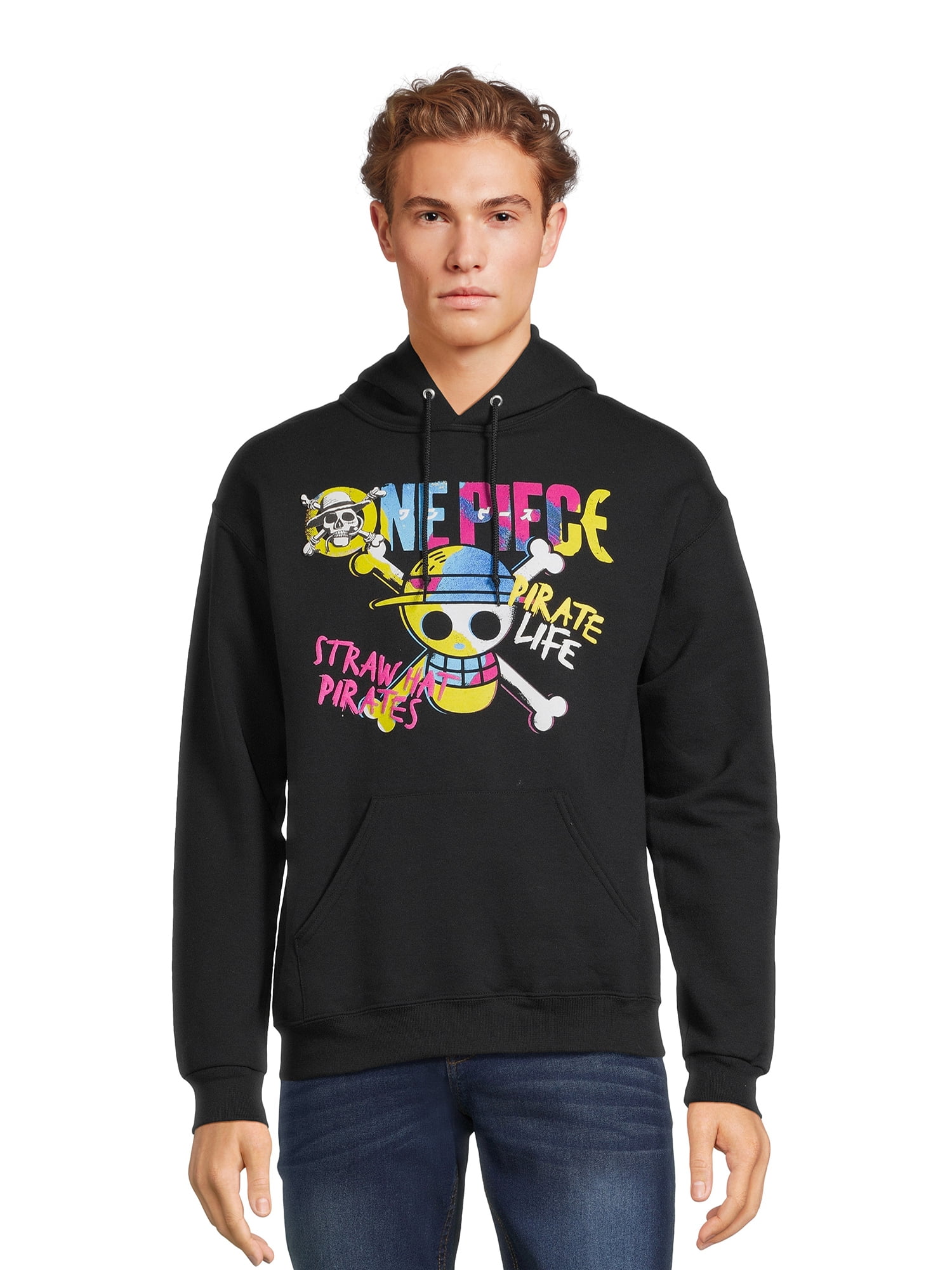 Netflix One Piece Men’s and Big Men’s Hoodie Sweatshirt, Sizes S-3XL ...