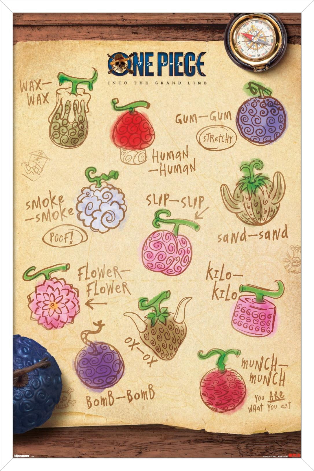 Netflix One Piece: Season 2 (2026) - Devil Fruit Grid Wall Poster, 22. ...