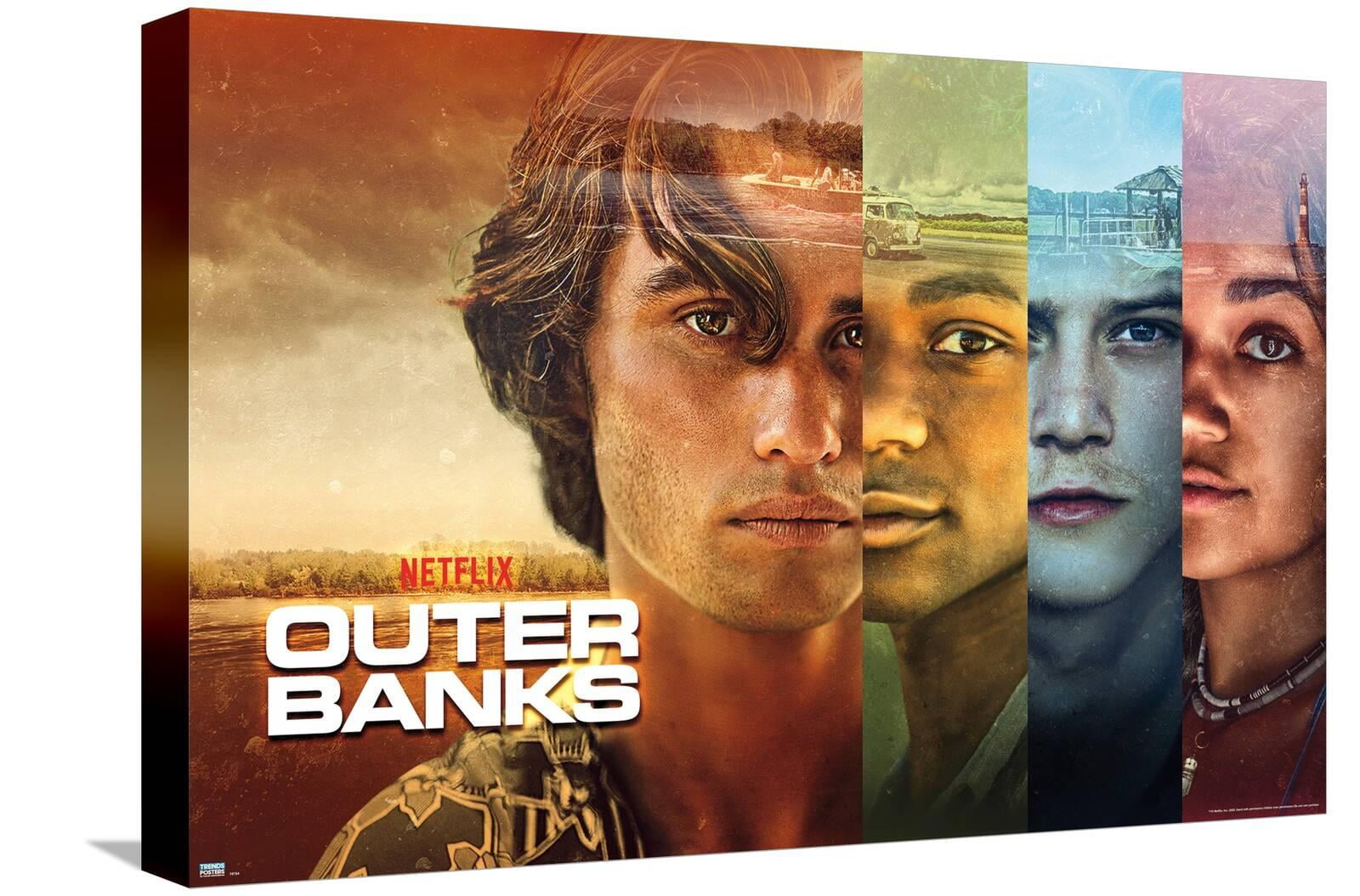 Netflix Outer Banks - Faces Canvas Wall Poster, 14.725" x 22.375 ...