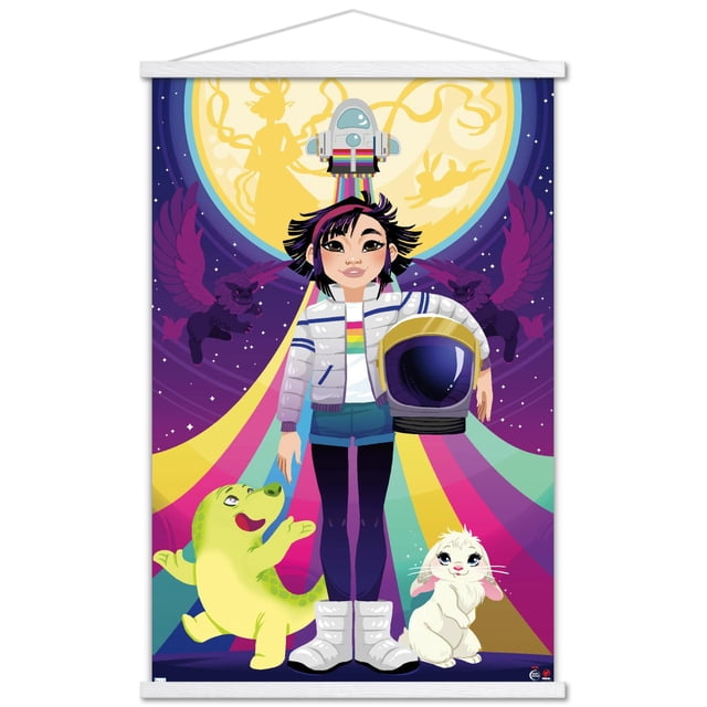 Netflix Over The Moon - Teaser Wall Poster with Magnetic Frame, 22.375 ...