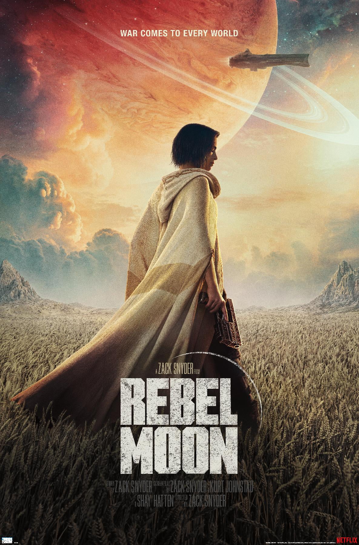 Netflix Rebel Moon: Part One - A Child Of Fire - Kora Teaser One Sheet ...