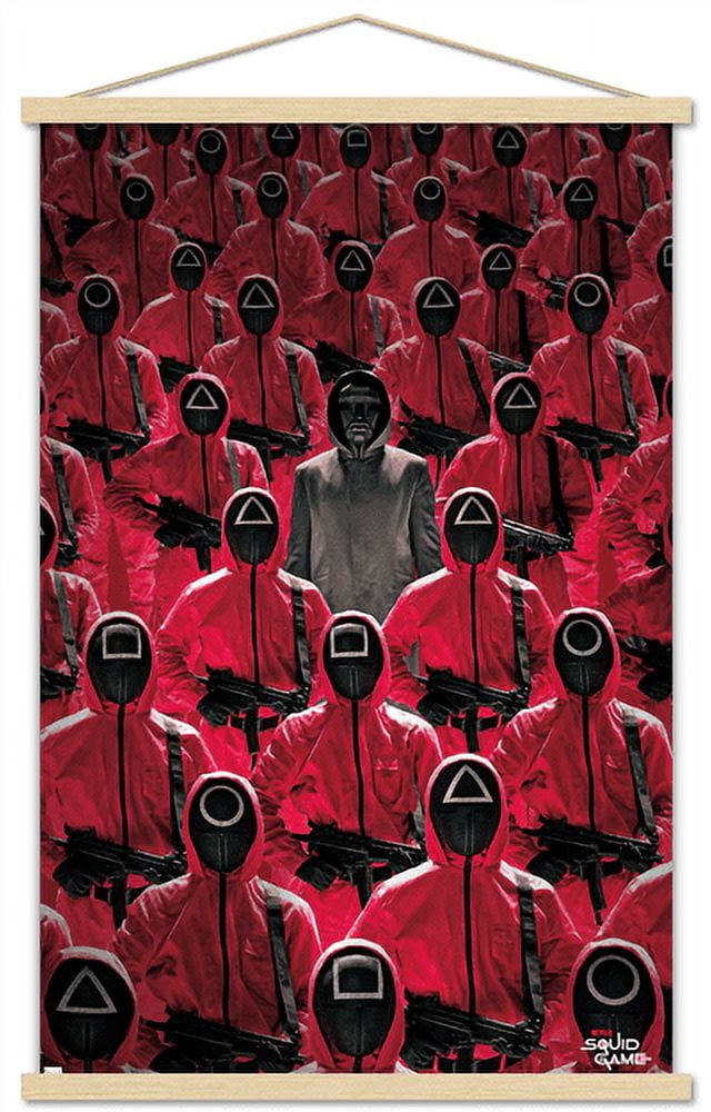 Netflix Squid Game - Key Art Wall Poster with Magnetic Frame, 22.375" x ...
