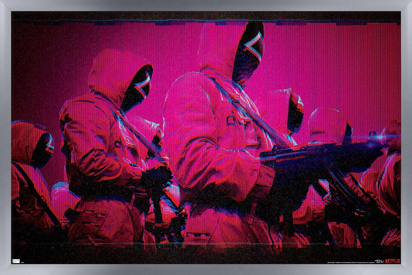 Netflix Squid Game: Season 2 - Red Guards Wall Poster, 22.375" x 34 ...