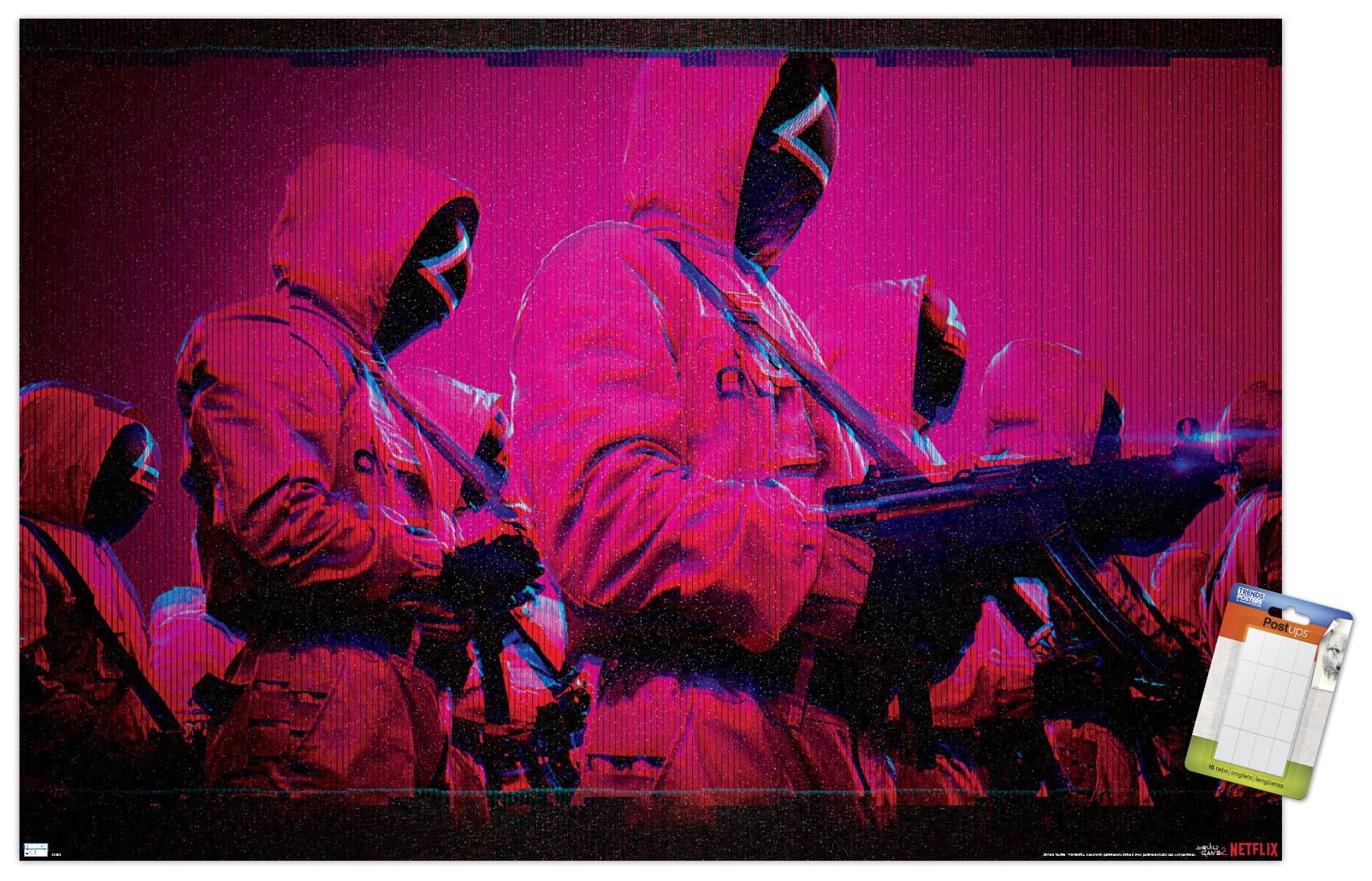Netflix Squid Game: Season 2 - Red Guards Wall Poster, 22.375" x 34 ...
