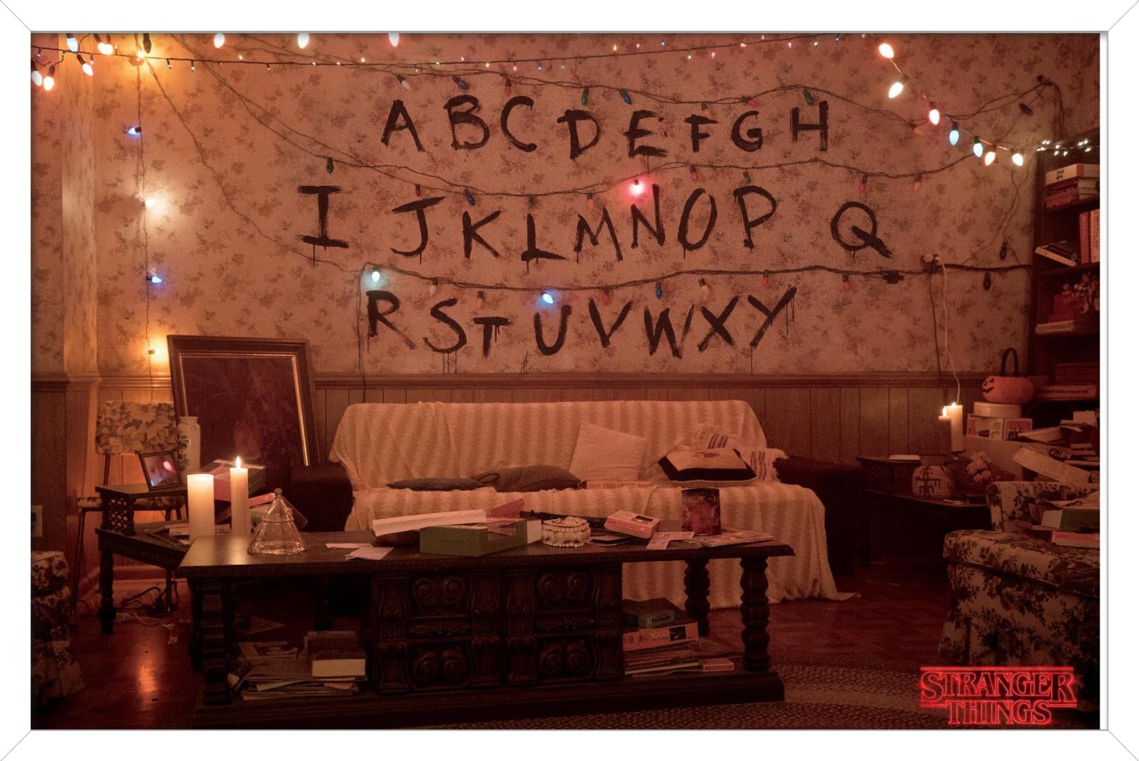 Netflix Stranger Things - Alphabet Wall Poster, 14.725" x 22.375", Framed - Walmart.com