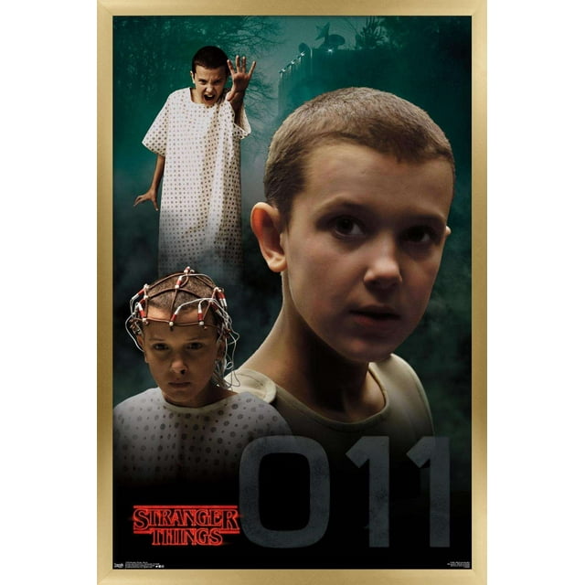 Netflix Stranger Things - Eleven Wall Poster, 14.725" x 22.375", Framed ...