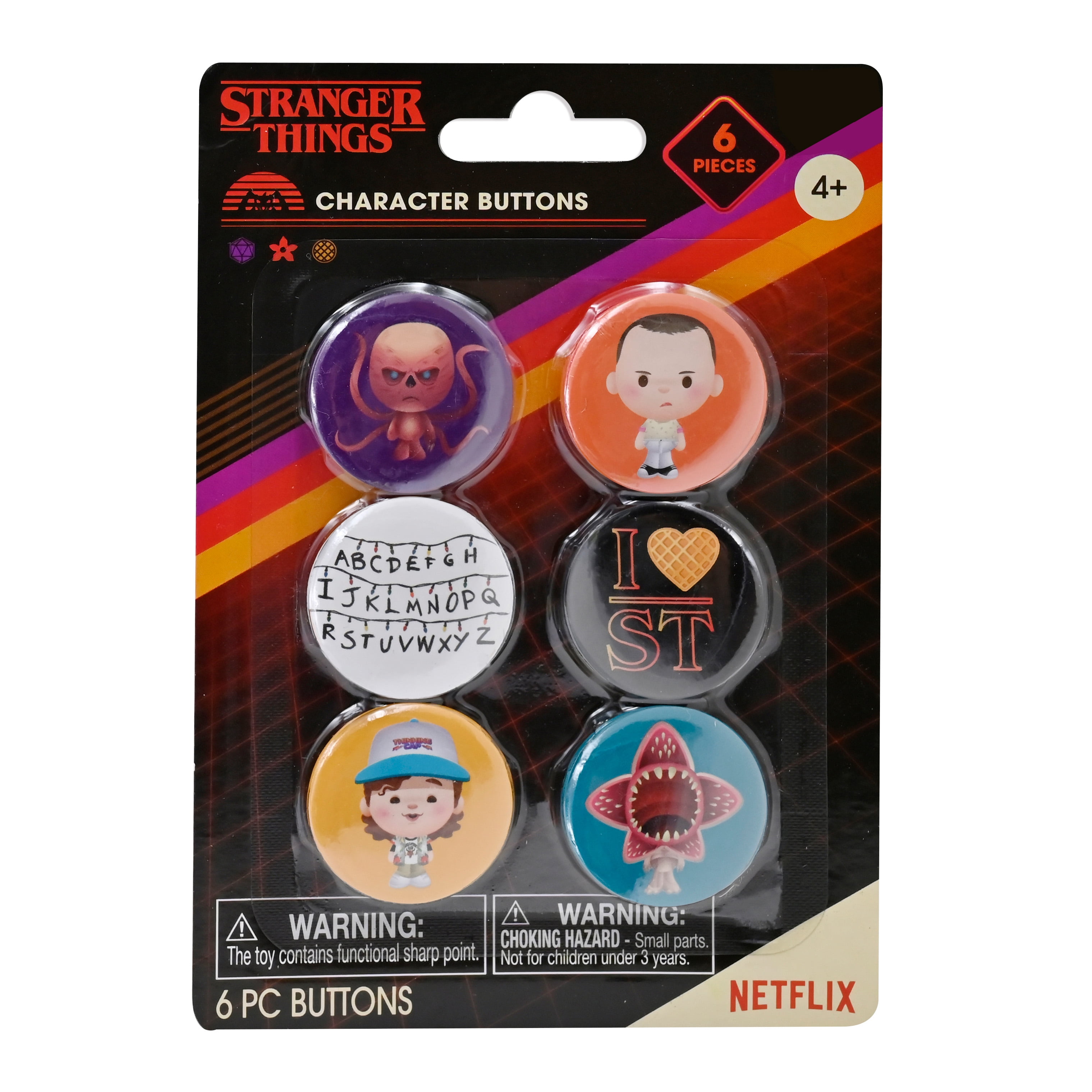 Netflix Stranger Things: Halloween Favor - 6 Count Chibi Art Style ...