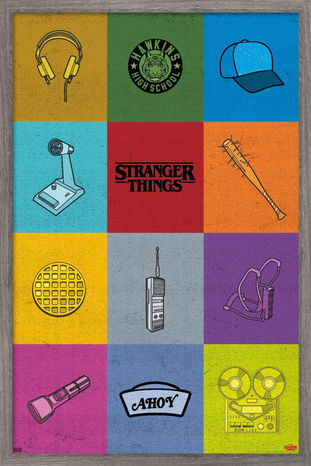 Netflix Stranger Things - Minimalist Icons Wall Poster, 14.725" x 22. ...