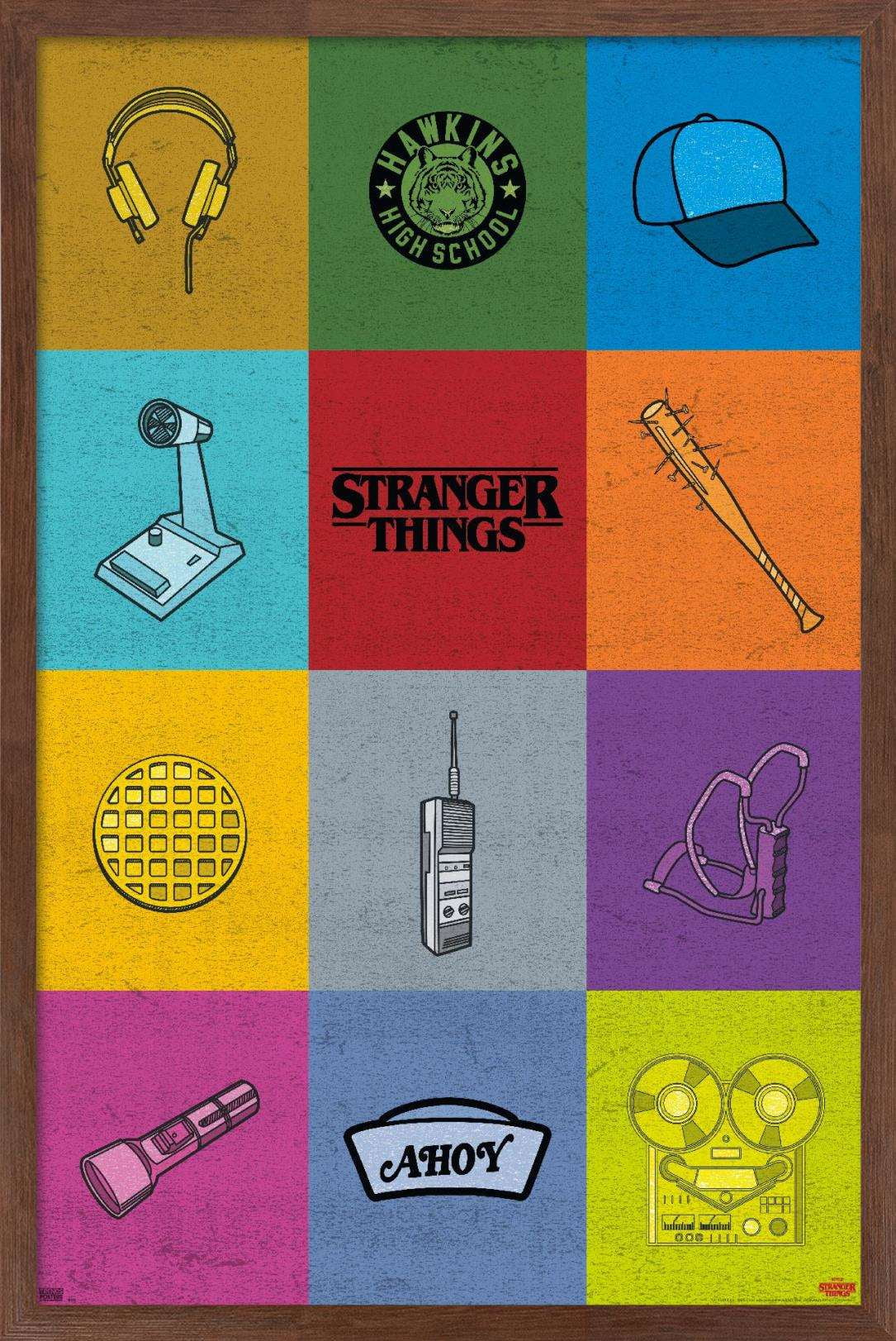 Netflix Stranger Things - Minimalist Icons Wall Poster, 22.375" x 34 ...