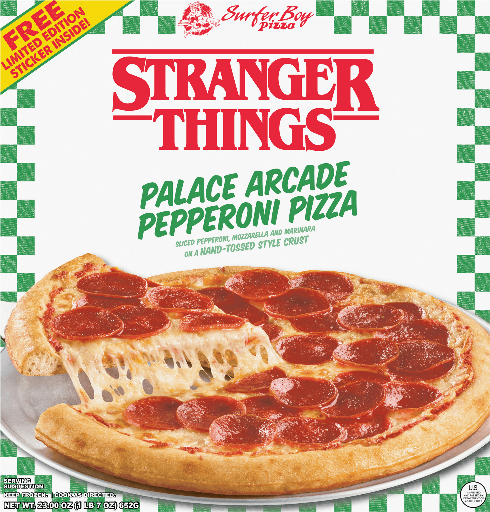 Netflix Stranger Things Hand-Tossed Crust Palace Arcade Pepperoni Pizza ...