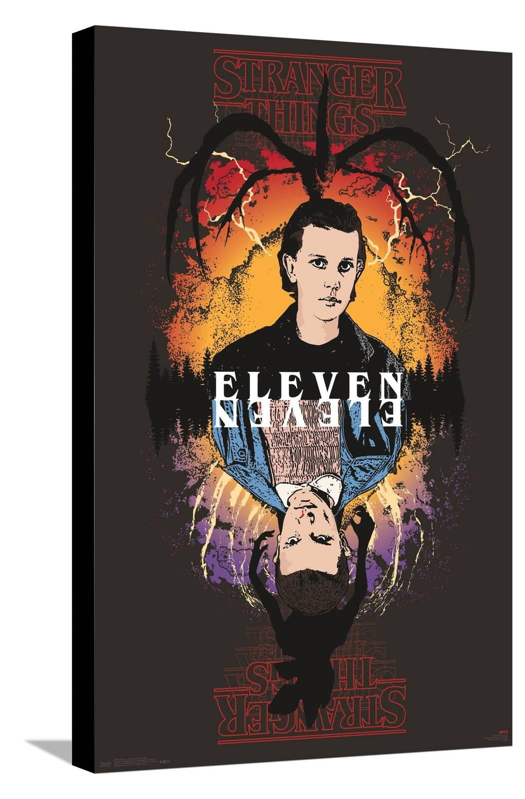 Netflix Stranger Things: Season 2 - Eleven Flip Canvas Wall Poster, 14. ...
