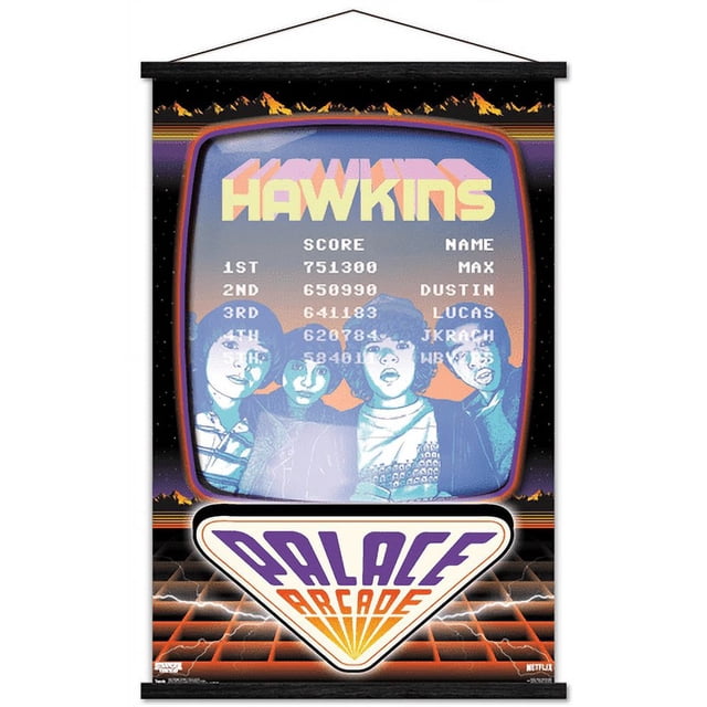Netflix Stranger Things: Season 2 - Palace Arcade Wall Poster with ...